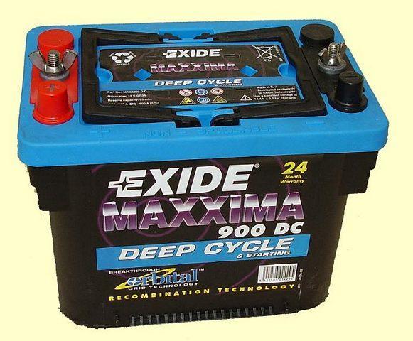 Accu Exide 900dc maxxima 50 amp