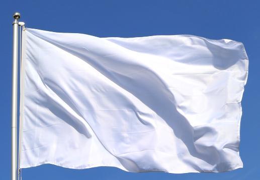 Vlag Wit 70 x 100 cm.